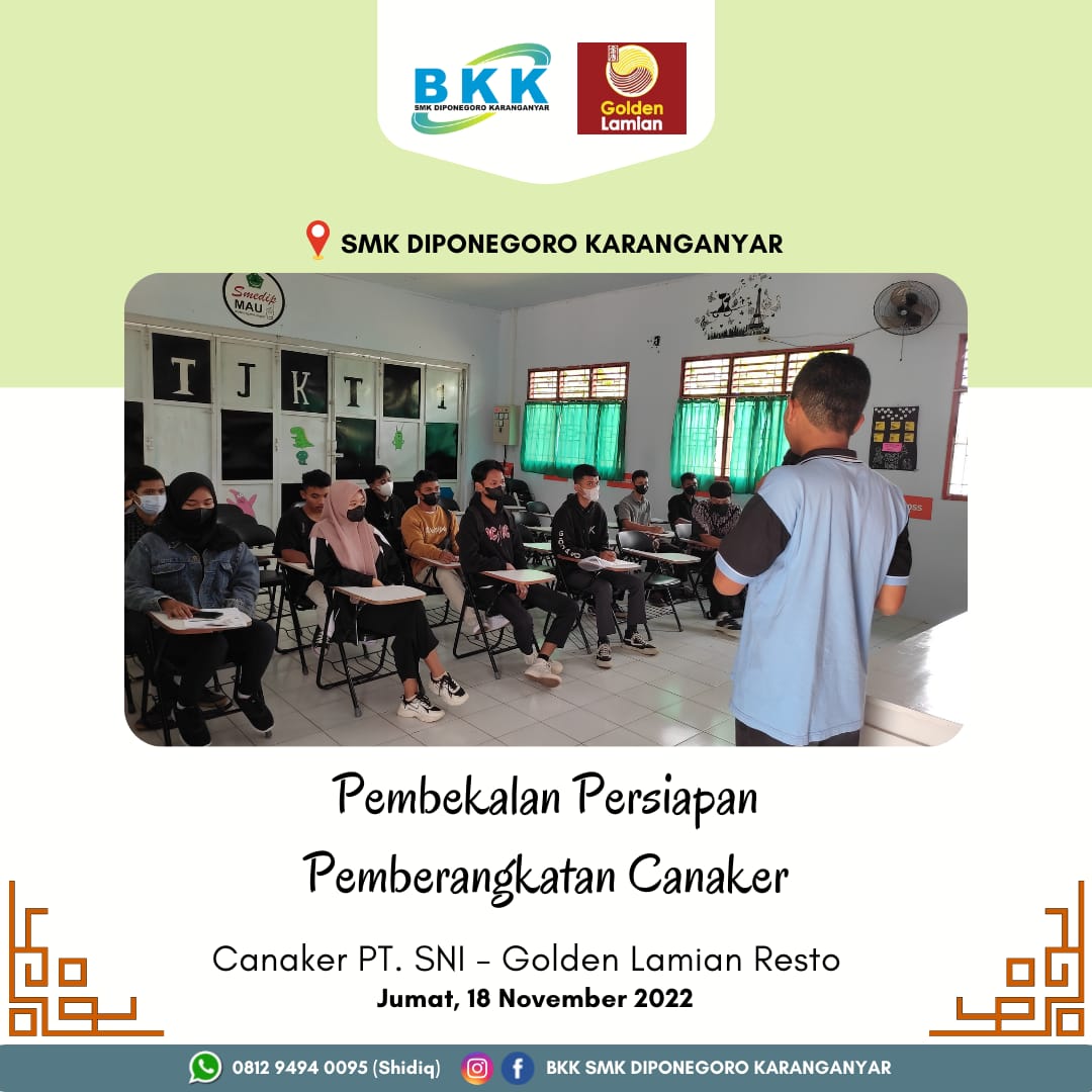 Penempatan kerja di PT. SNI SEVEN RETAIL GROUP JAKARTA | SMK Diponegoro ...